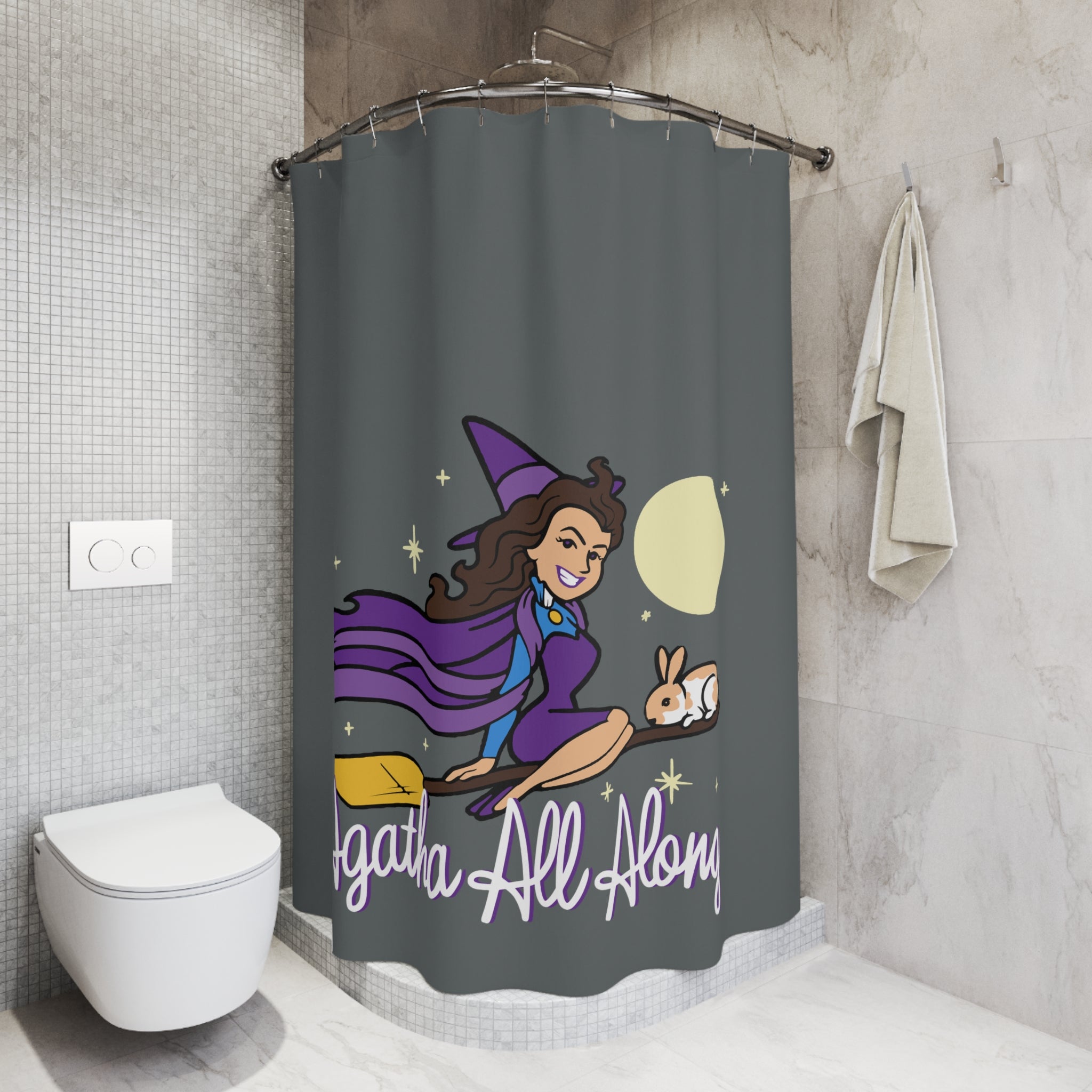 Agatha All Along Shower Curtain – Fandom-Made