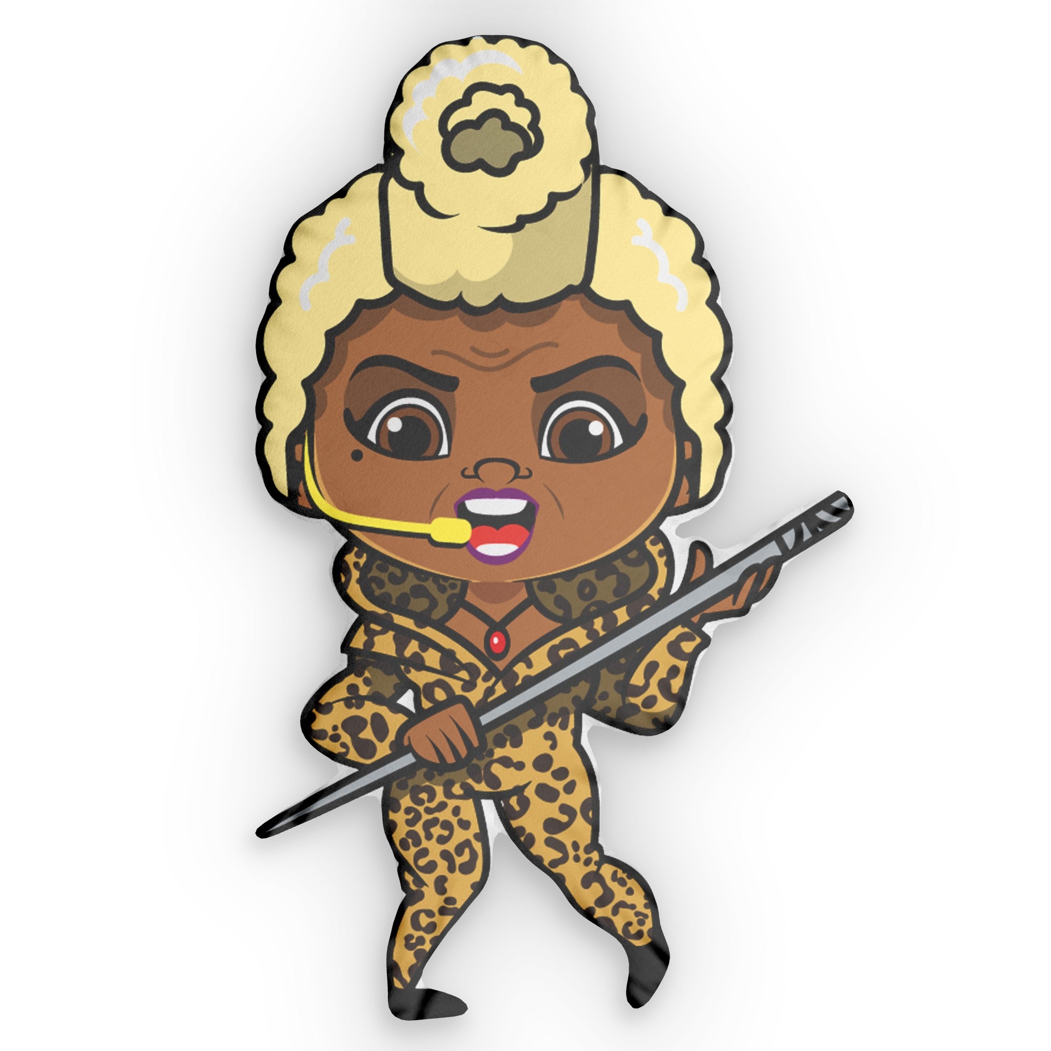 Ruby Rhod-Shaped Pillow – Fandom-Made