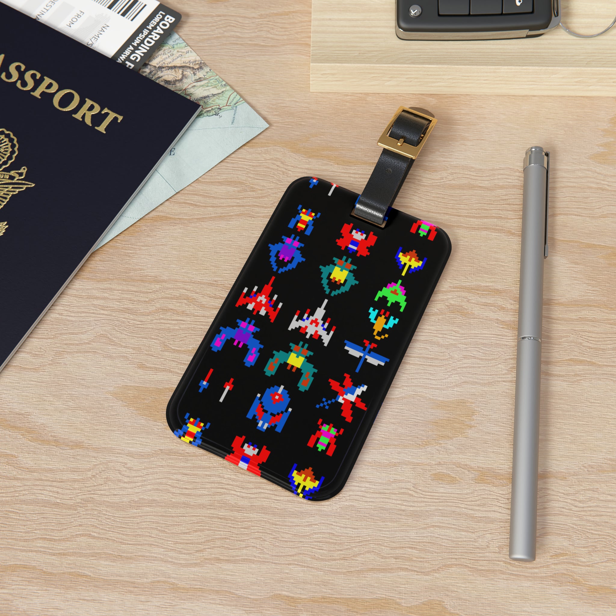 Galaga Luggage Tag – Fandom-Made