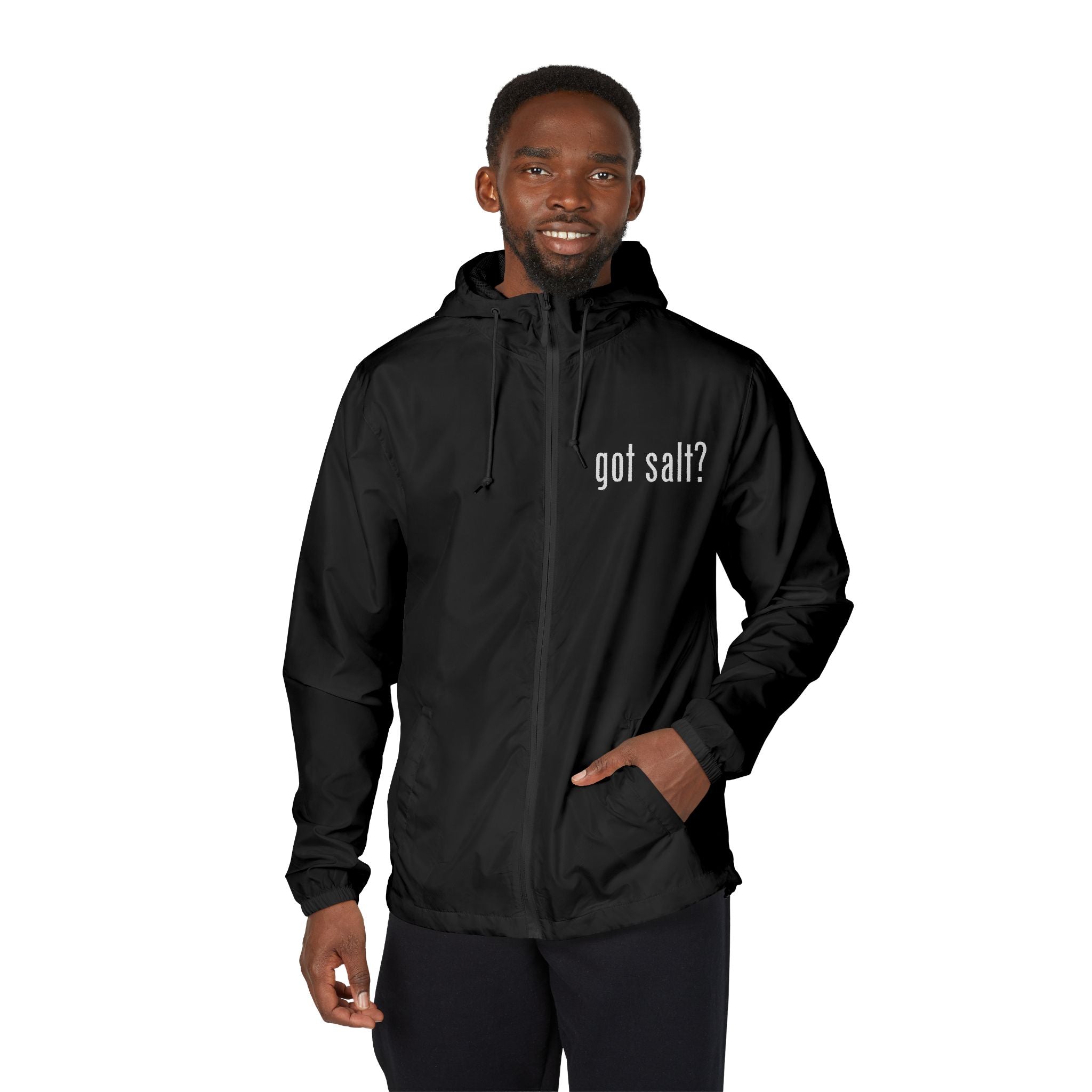 Got Salt Unisex Full-Zip Windbreaker Jacket – Fandom-Made