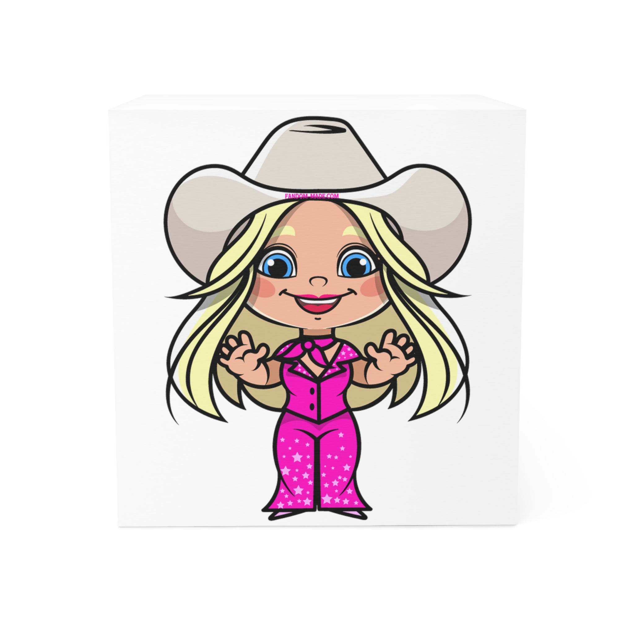 Western Barbie Note Cube – Fandom-Made