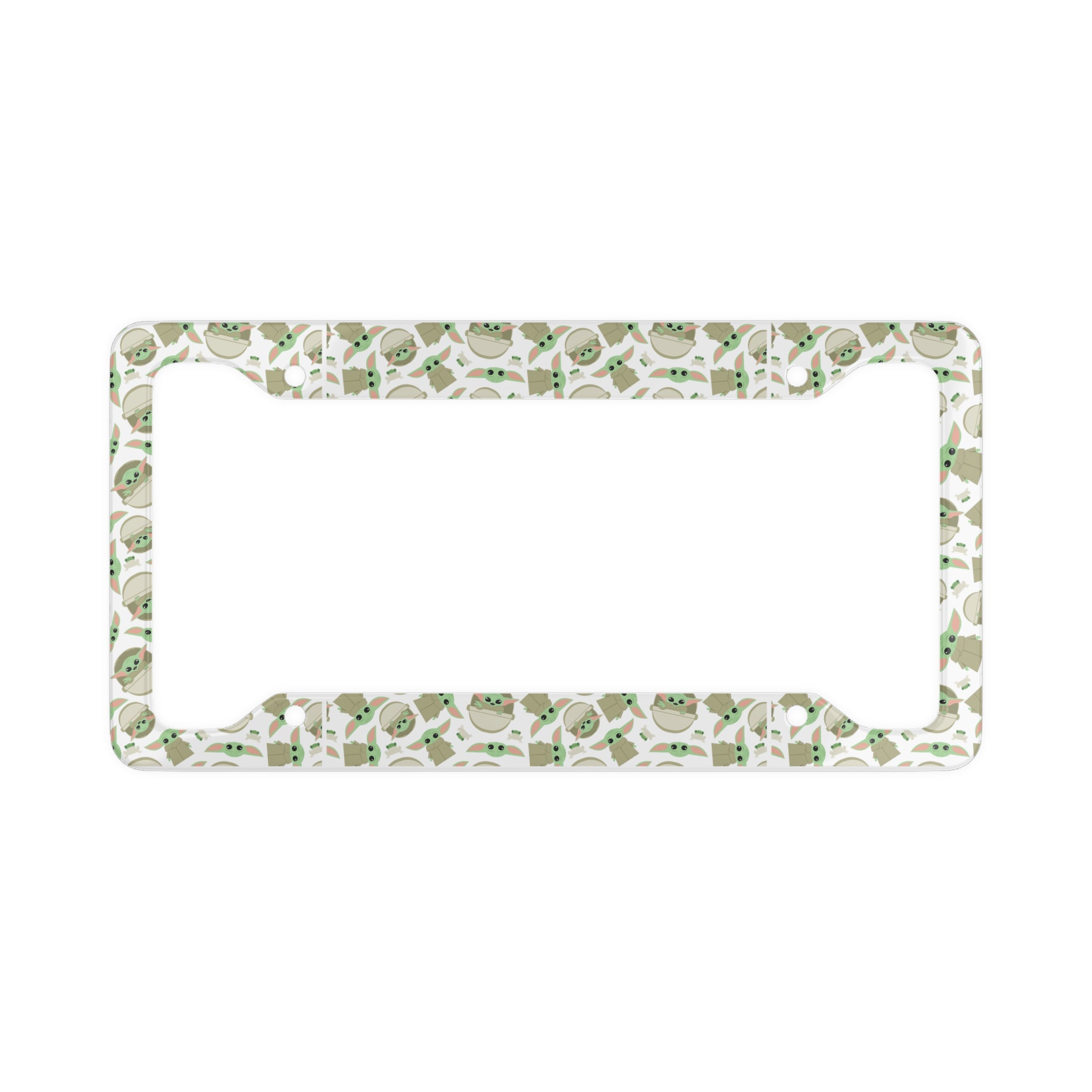 Grogu All-Over Print License Plate Frame – Fandom-Made