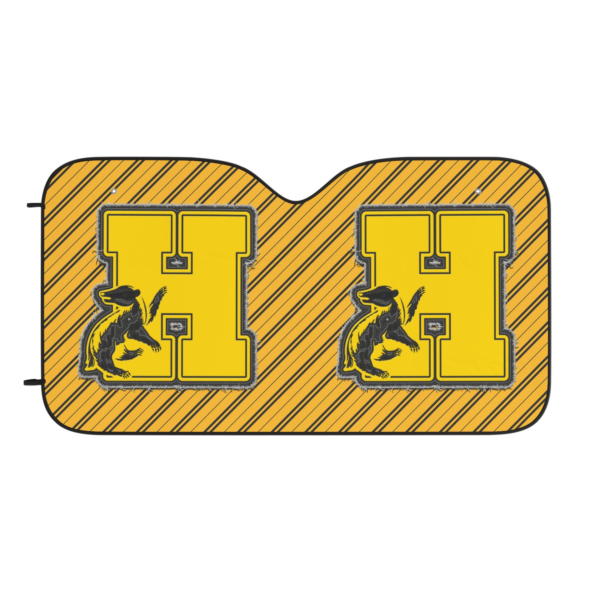 Hufflepuff H Embroidery Design Car Sun Shades – Fandom-Made
