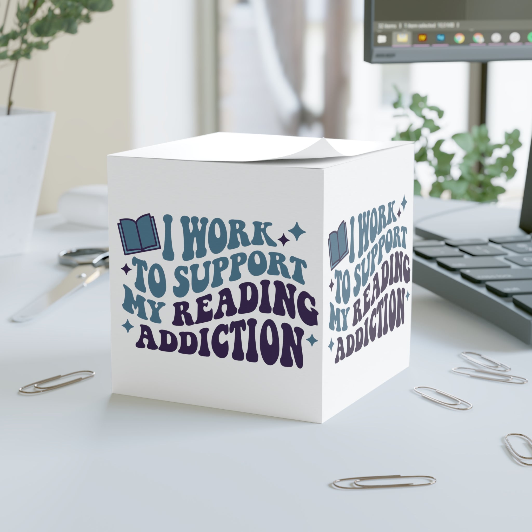Reading Addiction Note Cube – Fandom-Made