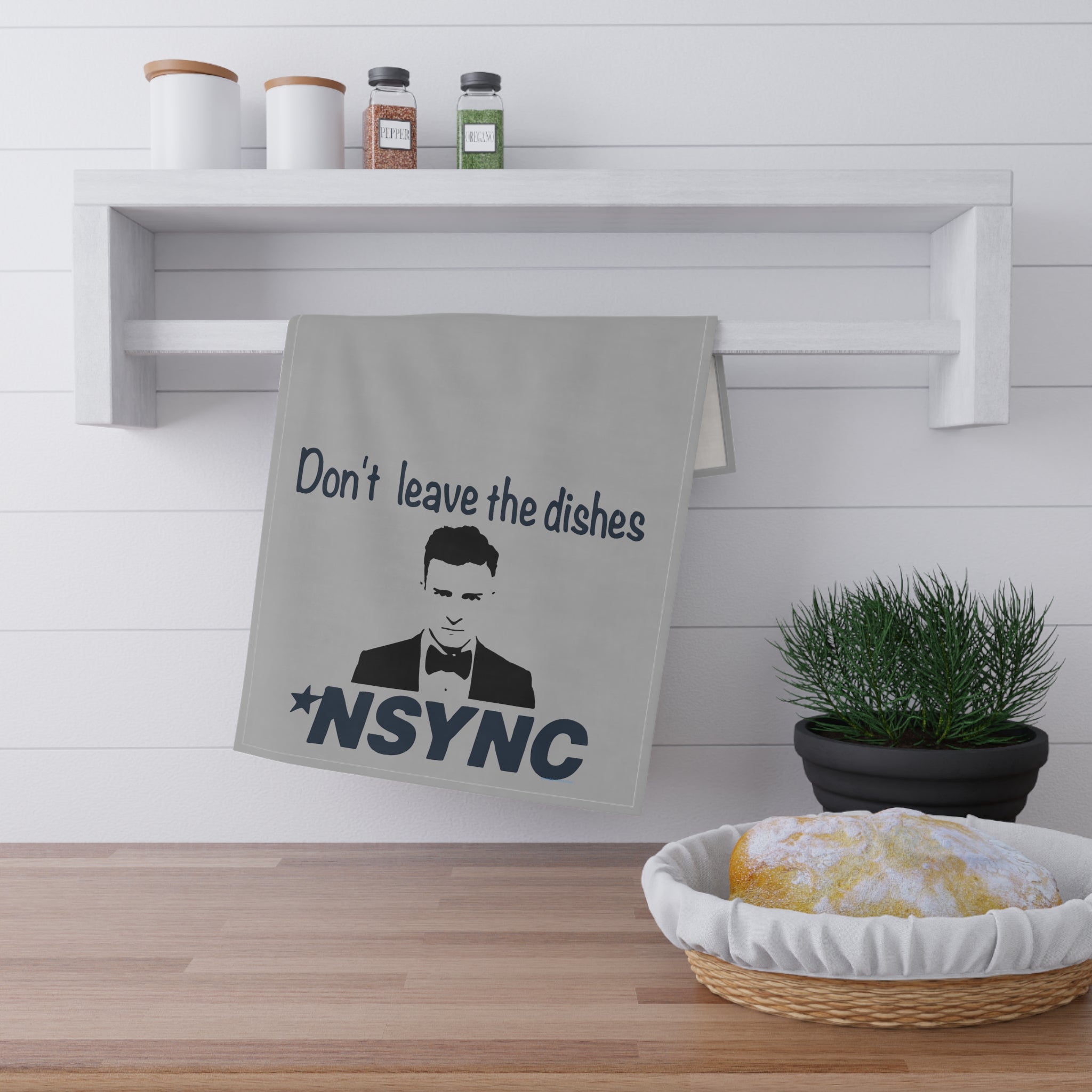 Don't Leave Dishes NSYNC Kitchen Towels – Fandom-Made