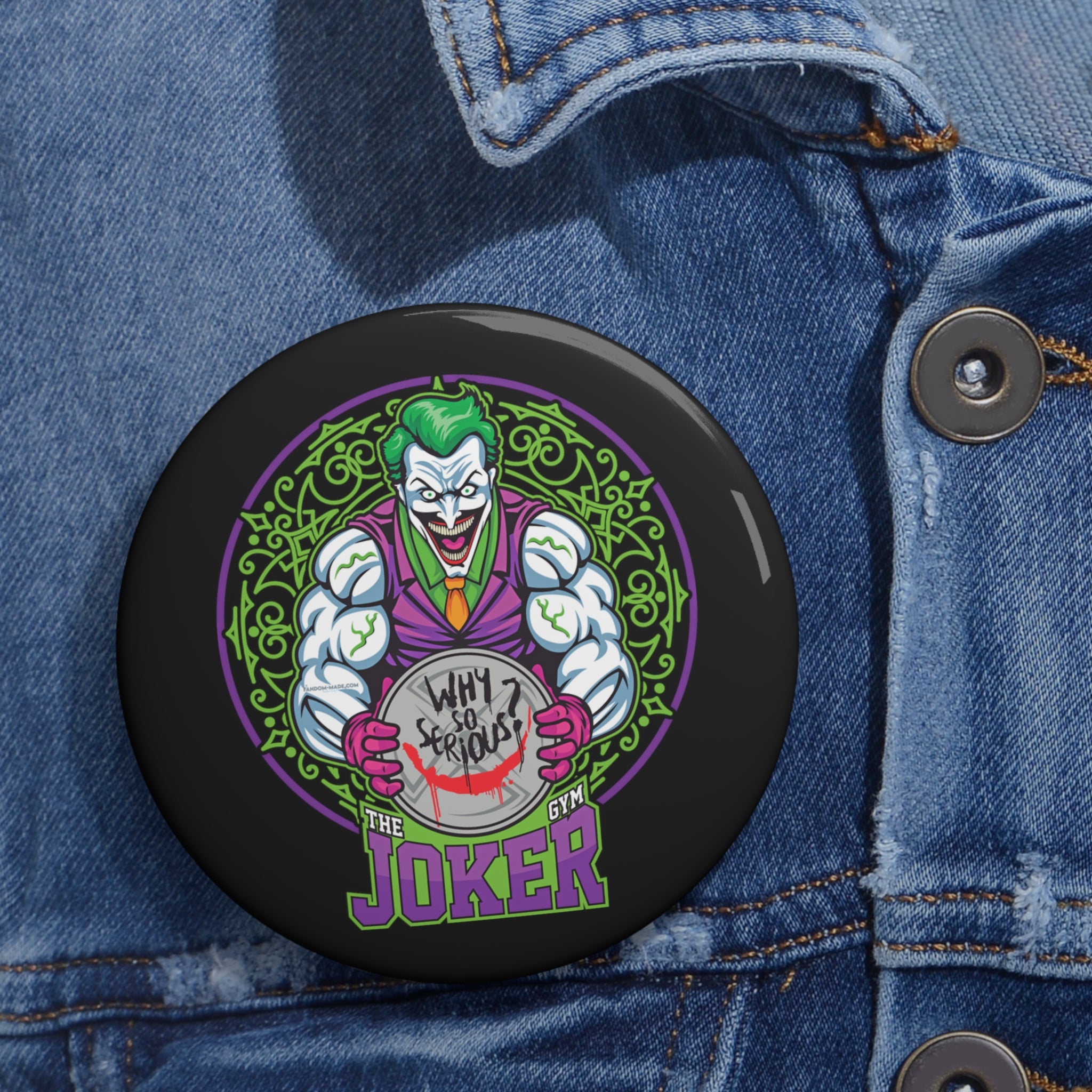 The Joker Gym Pins – Fandom-Made