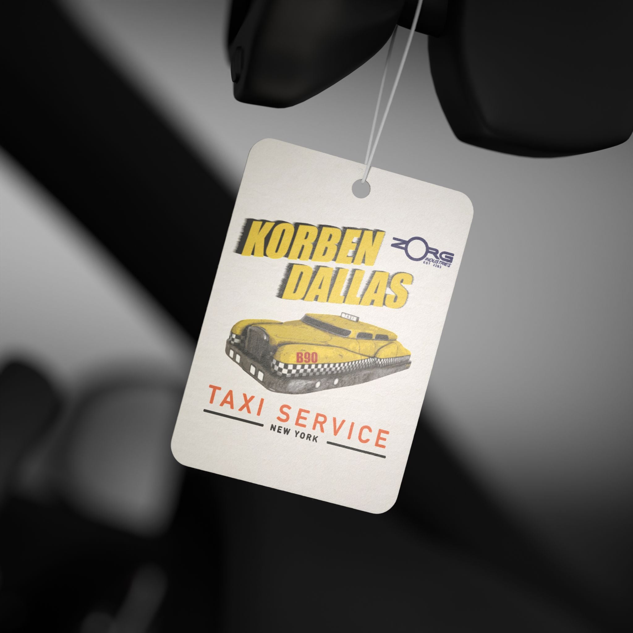 Korben Dallas Taxi Service Air Freshener – Fandom-Made