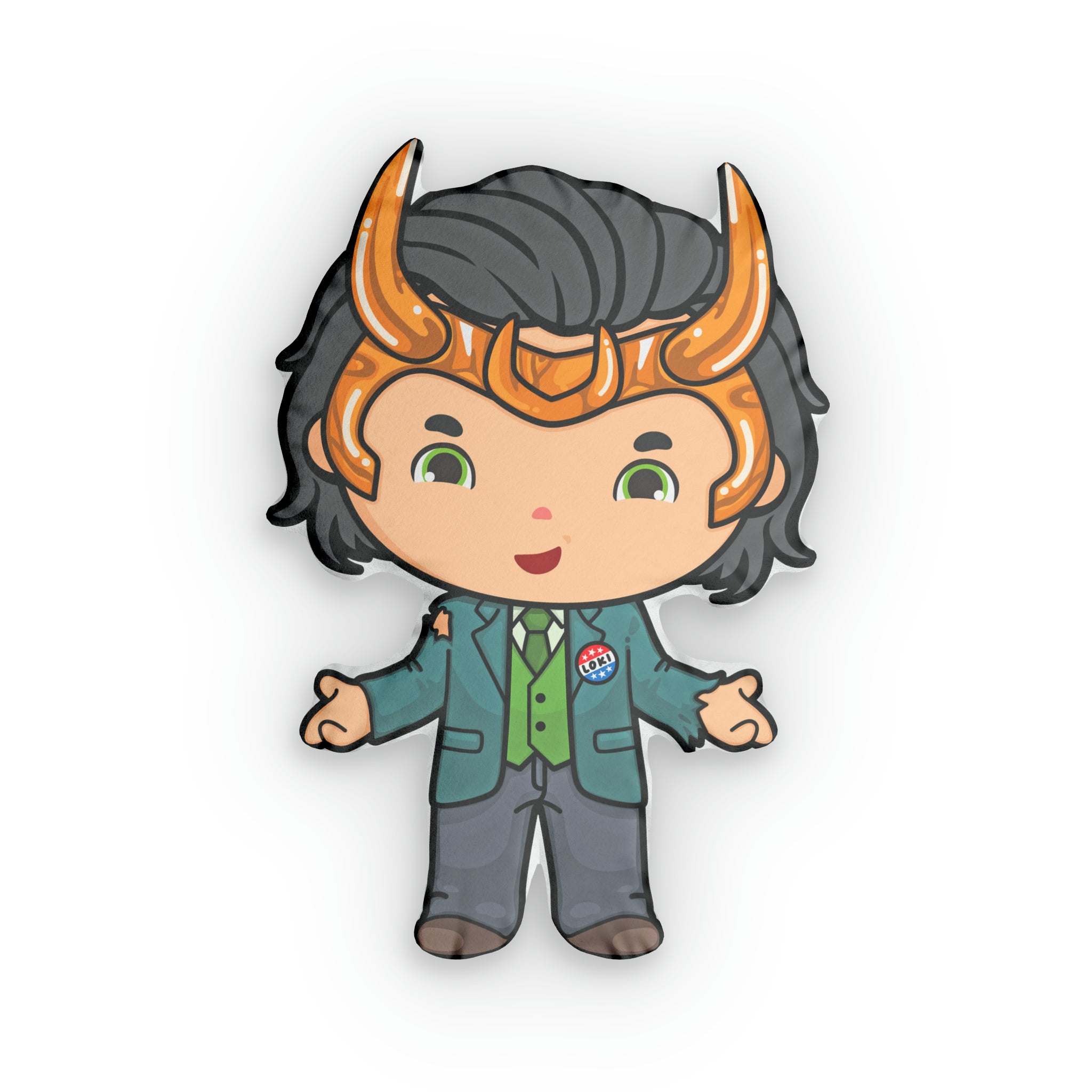 Loki For President Shaped Pillow – Fandom-Made