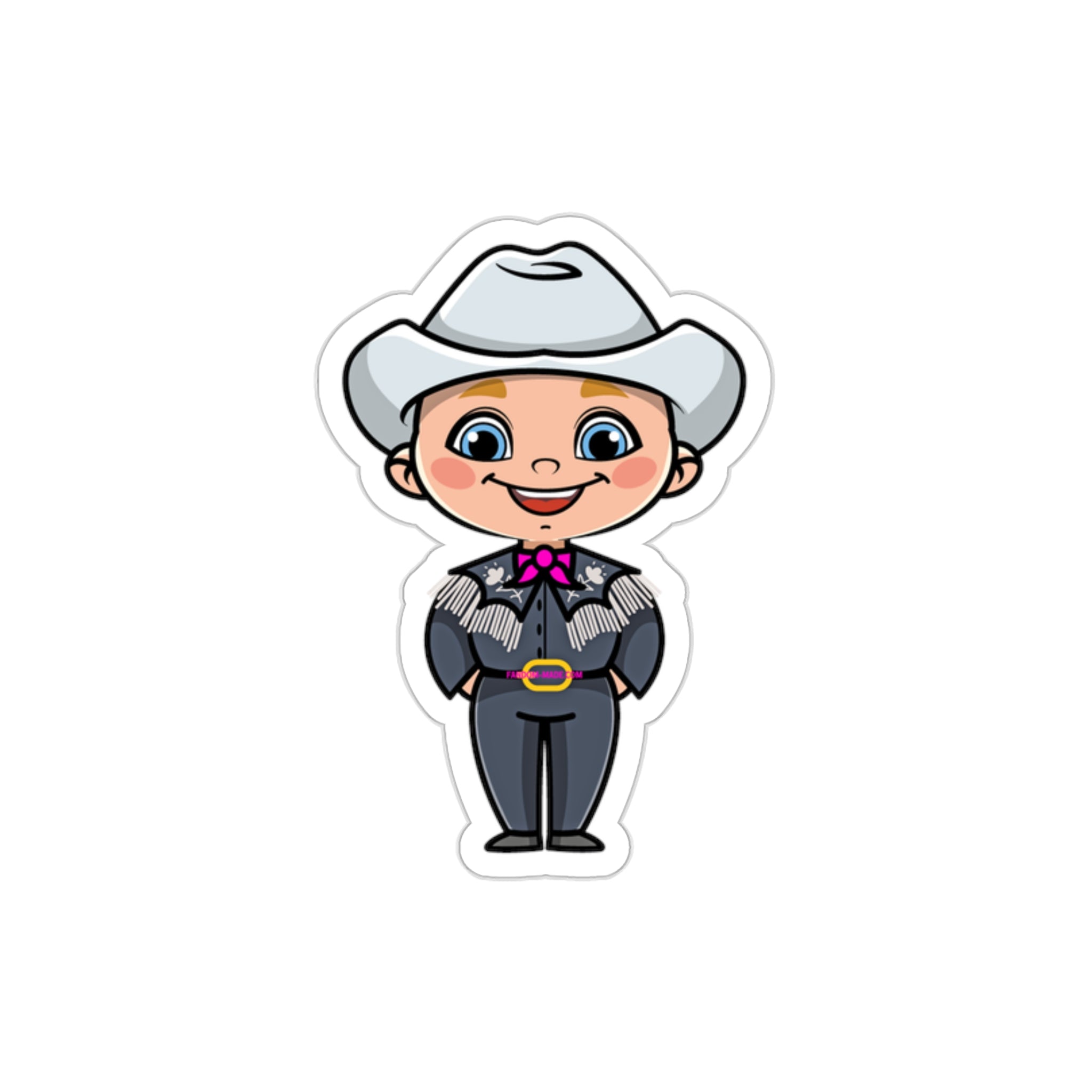 Western Ken Die-Cut Stickers – Fandom-Made