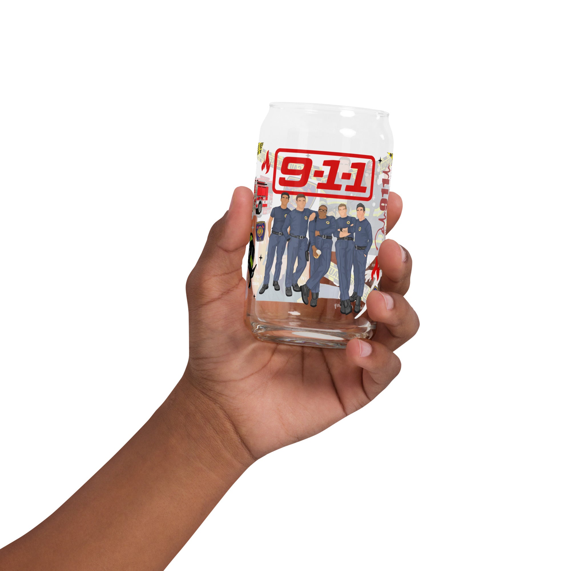 9-1-1 What's Your Emergency Can-Shaped Glass – Fandom-Made