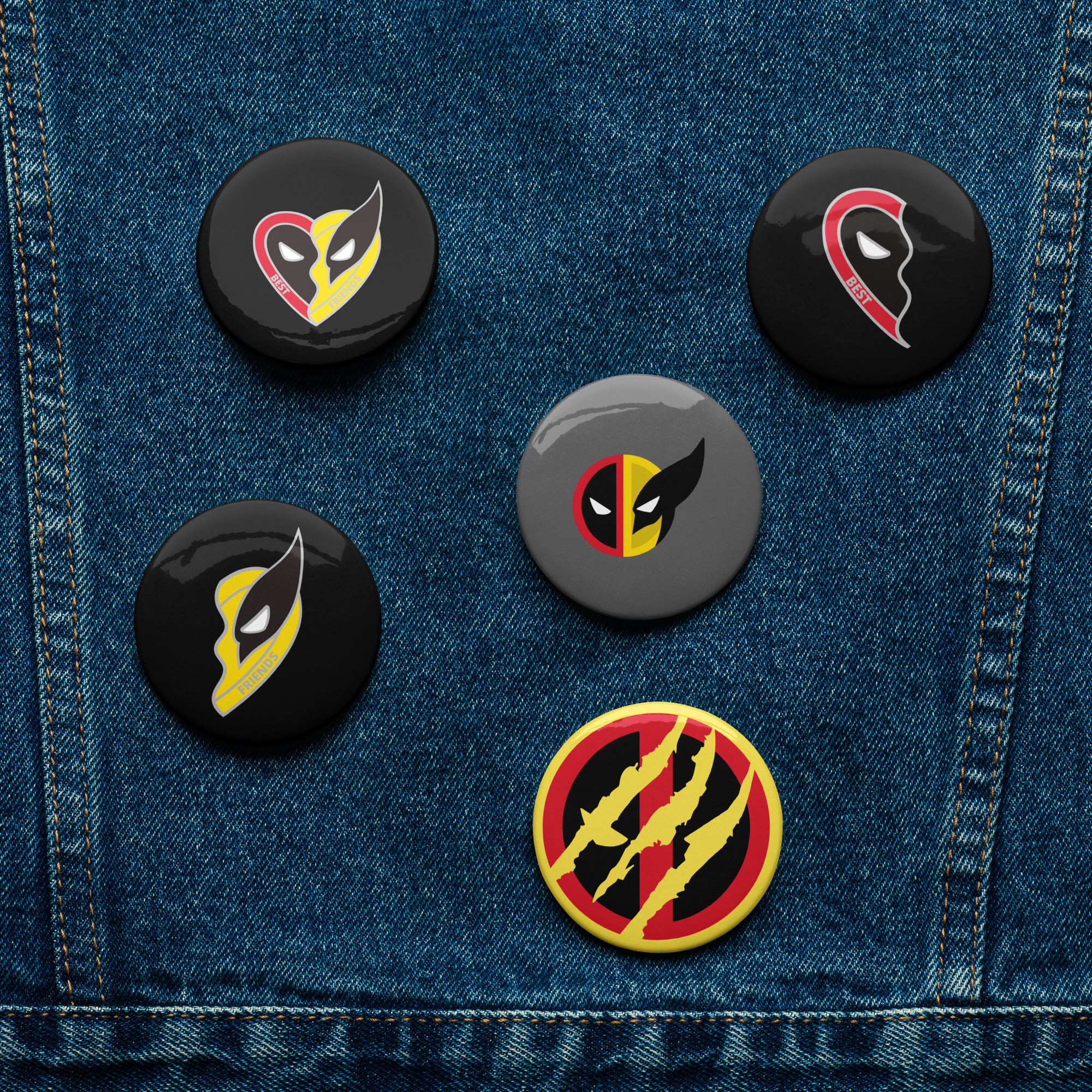 Deadpool Wolverine Besties Pin Set – Fandom-Made