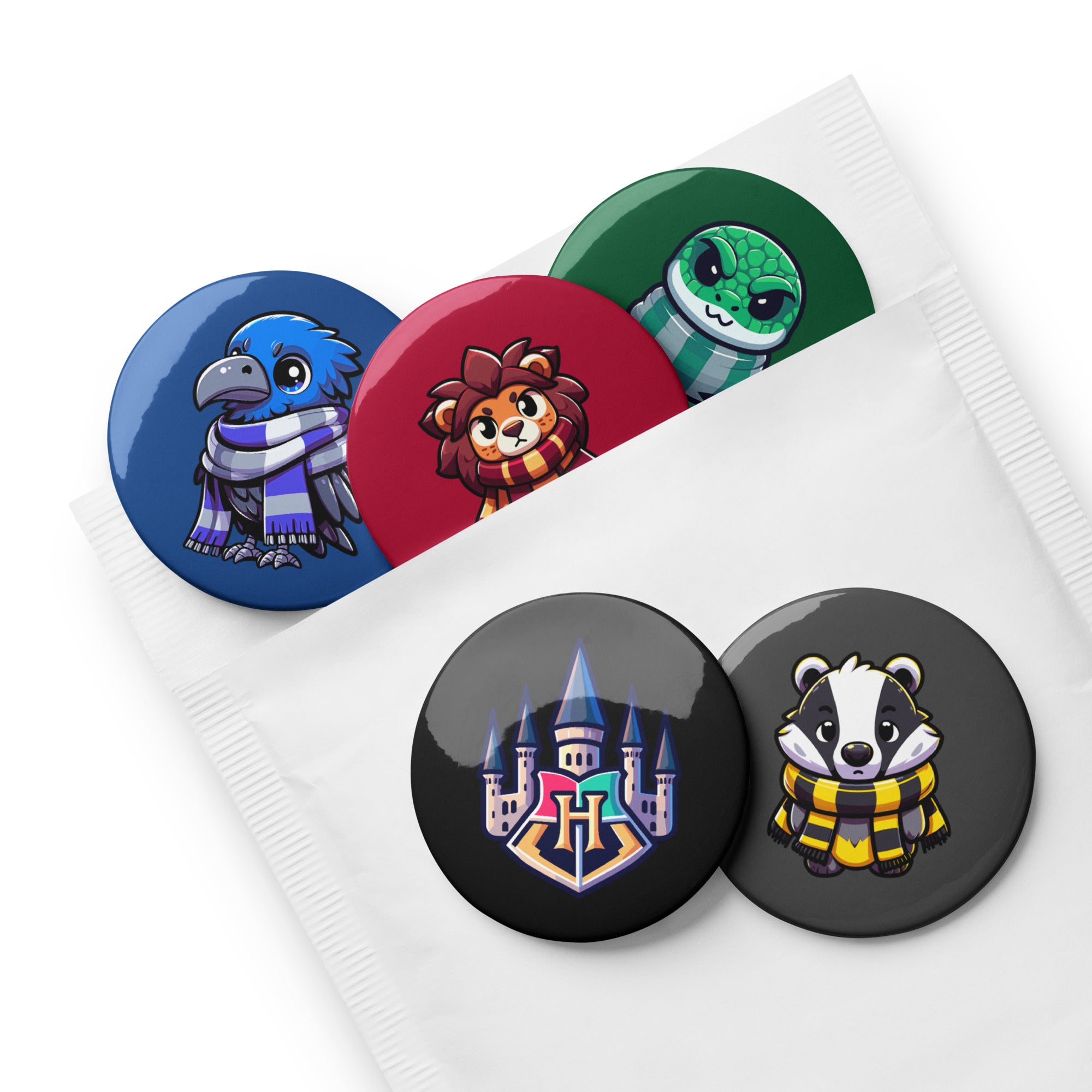 Hogwarts Houses Pin Set – Fandom-Made