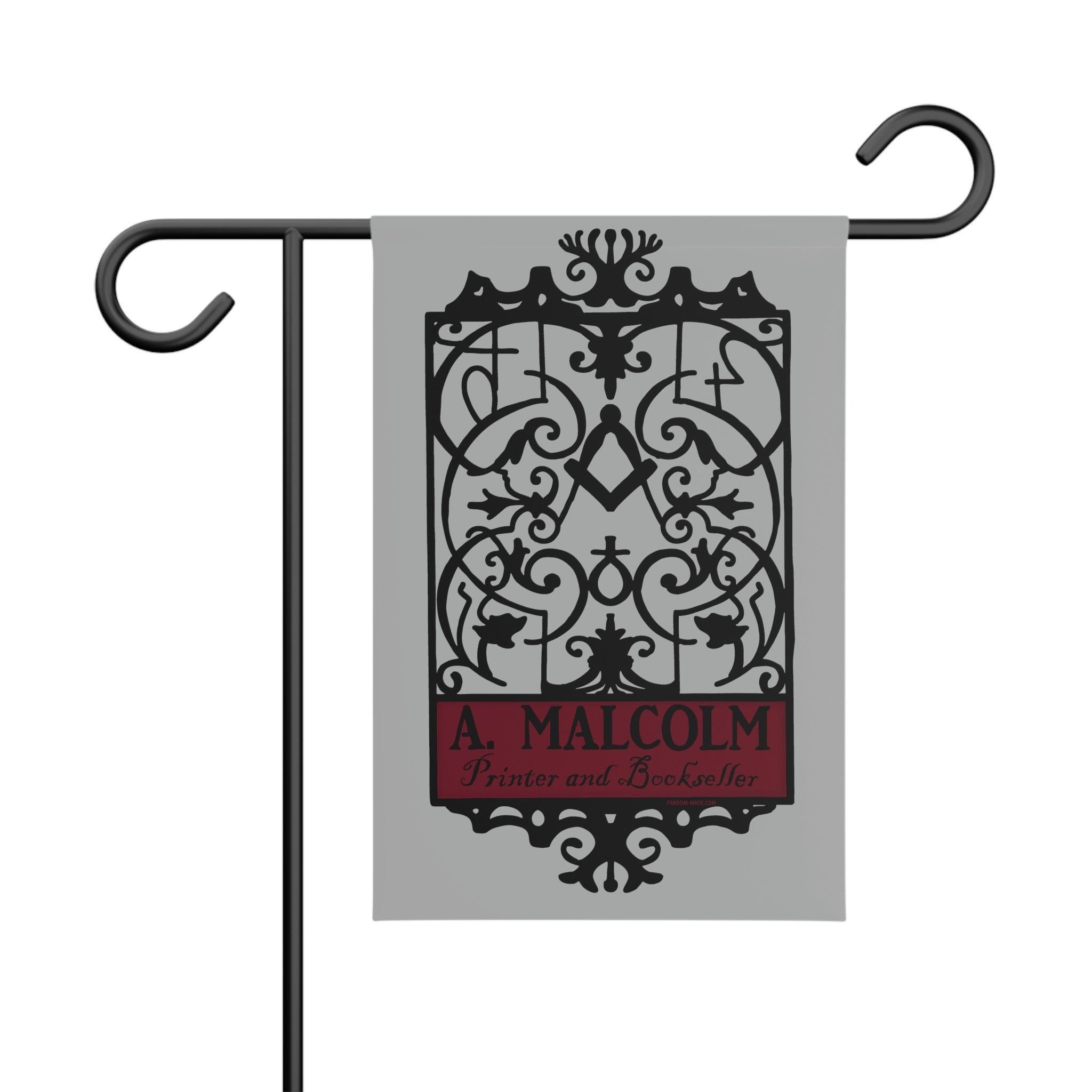 A. Malcolm Printers Sign Garden Banner – Fandom-Made