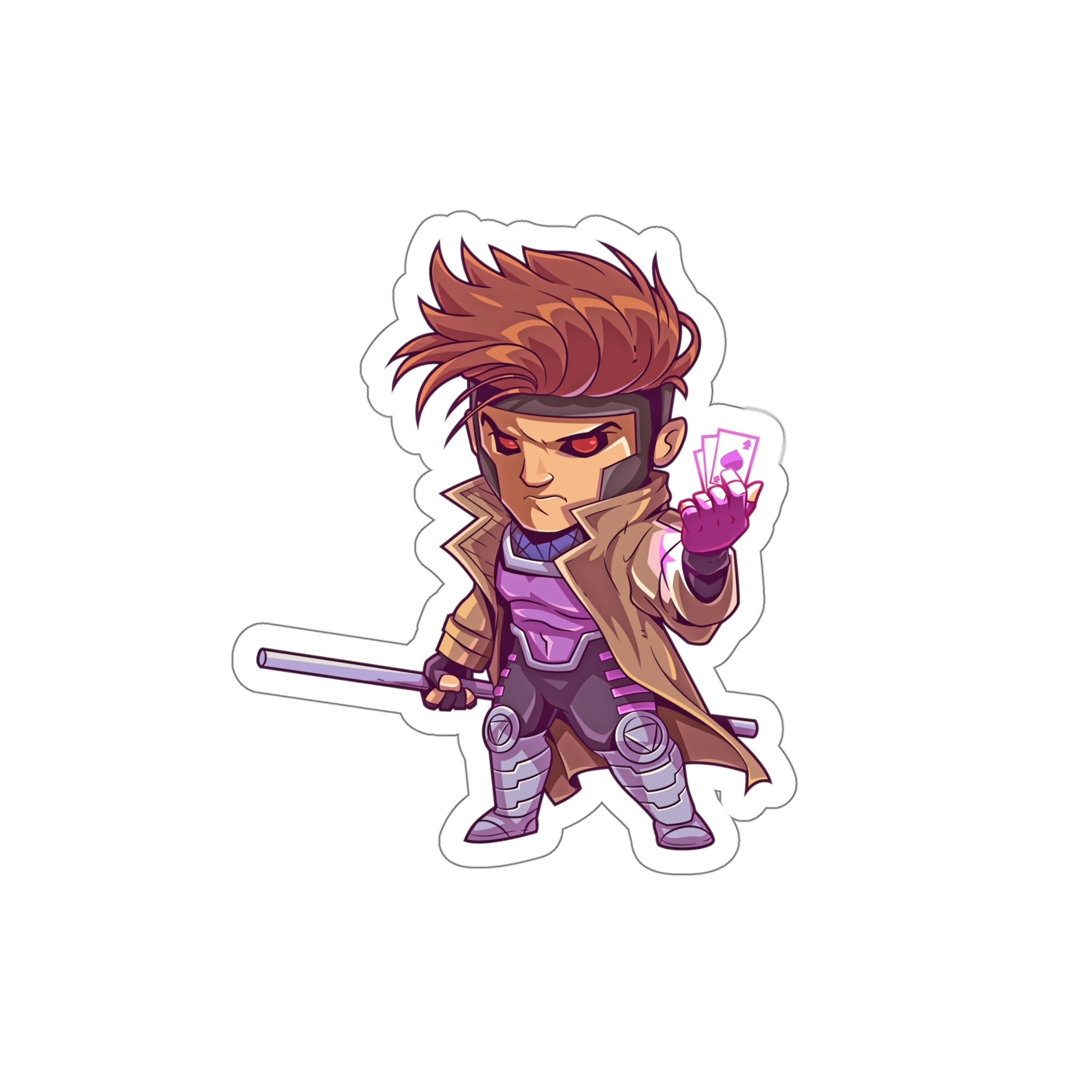 Gambit Die-Cut Sticker – Fandom-Made