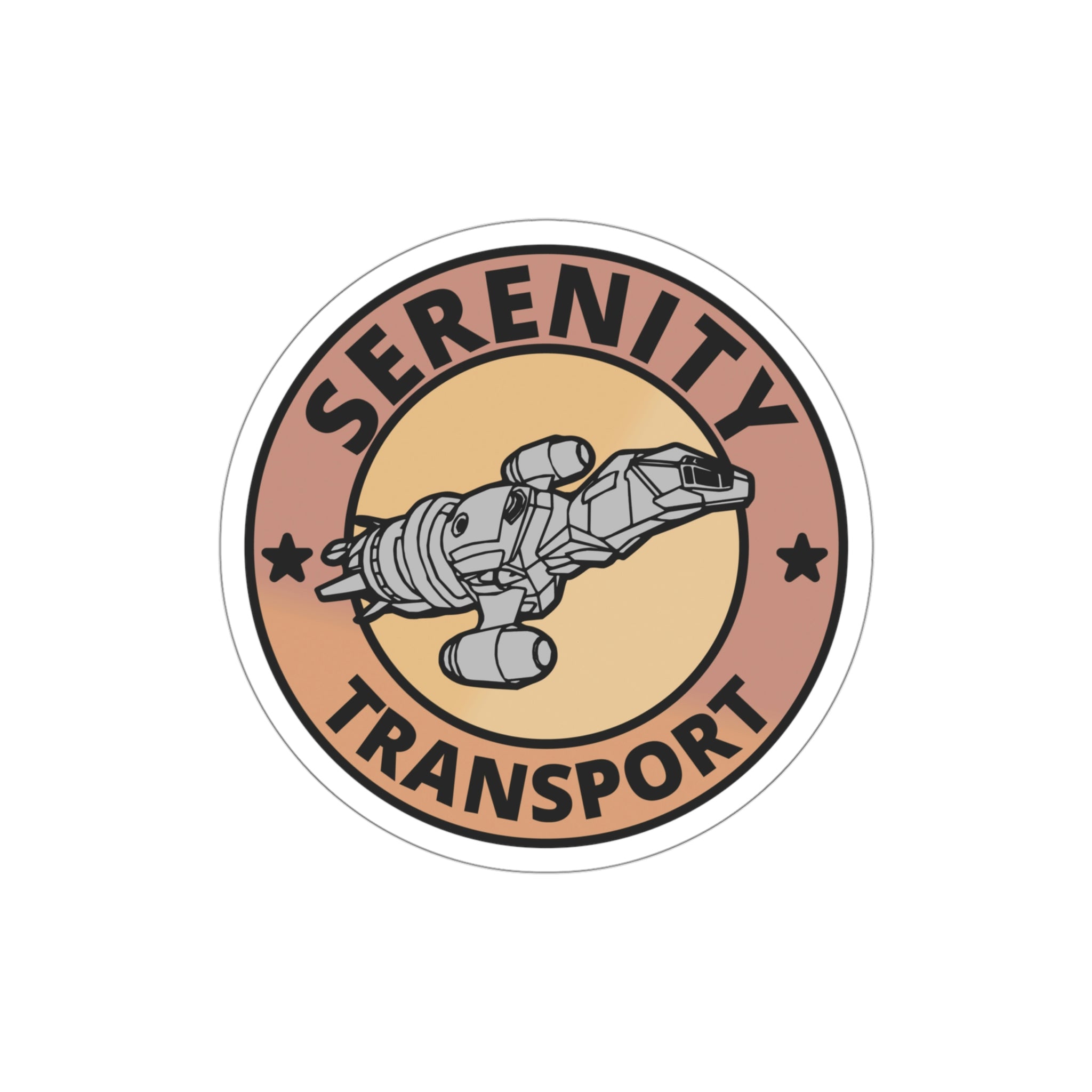 Serenity Transport Die-Cut Sticker – Fandom-Made