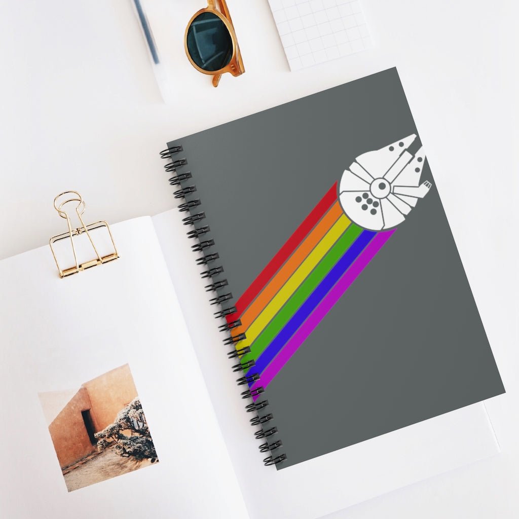 Millennium Falcon Pride Spiral Notebook - Ruled Line – Fandom-Made